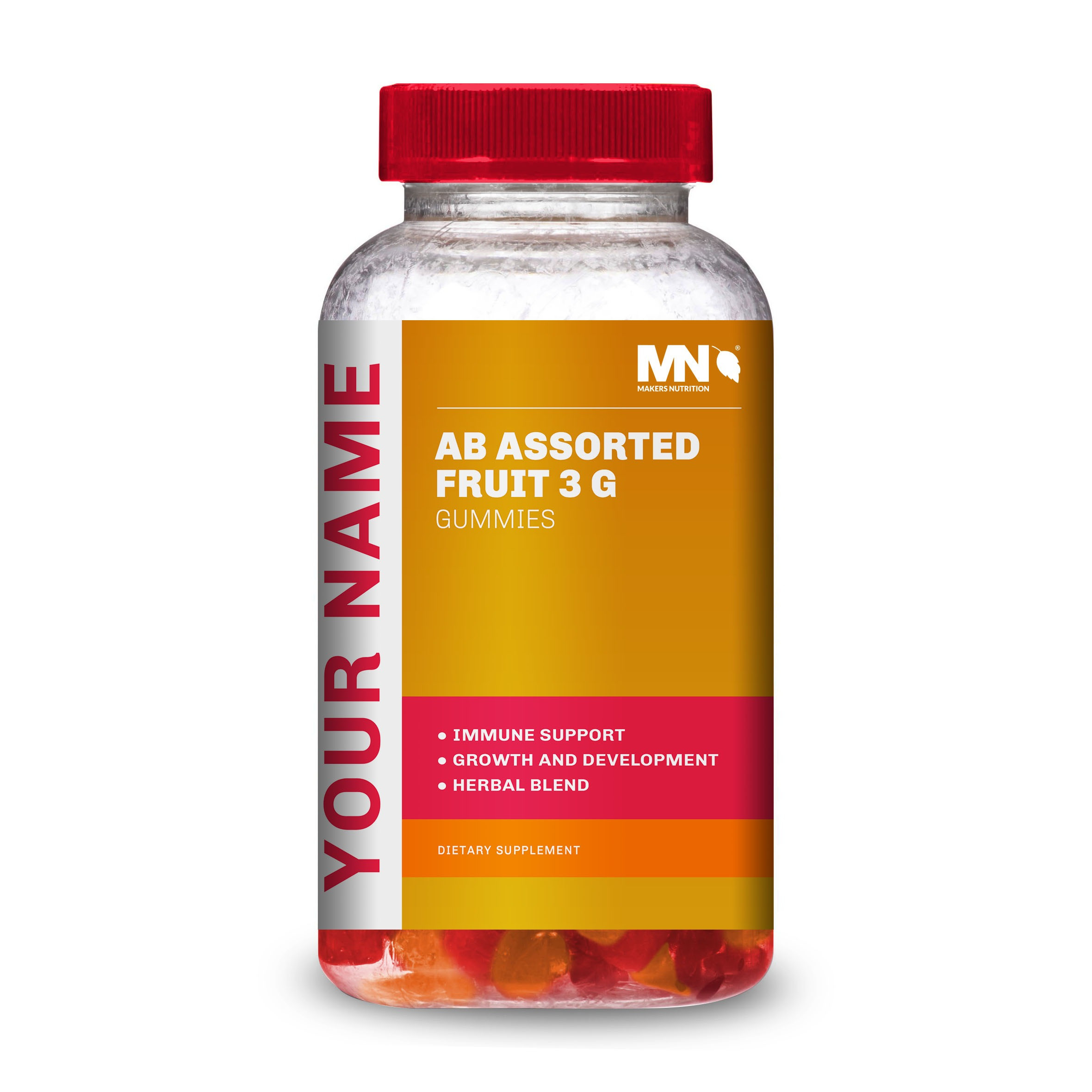 AB Assorted Fruit 3 g Gummy