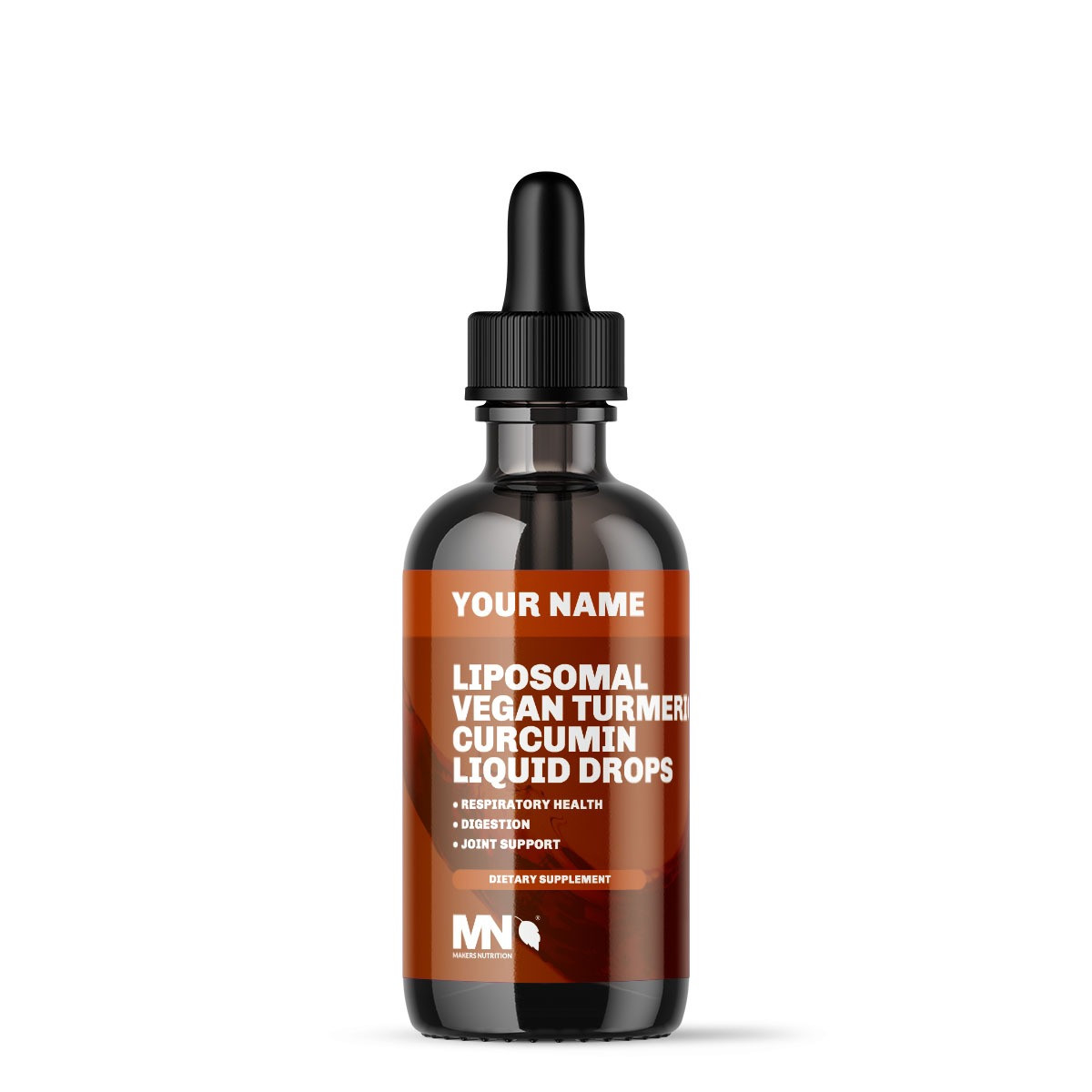 Liposomal Vegan Turmeric Curcumin Liquid Drops | Private Label