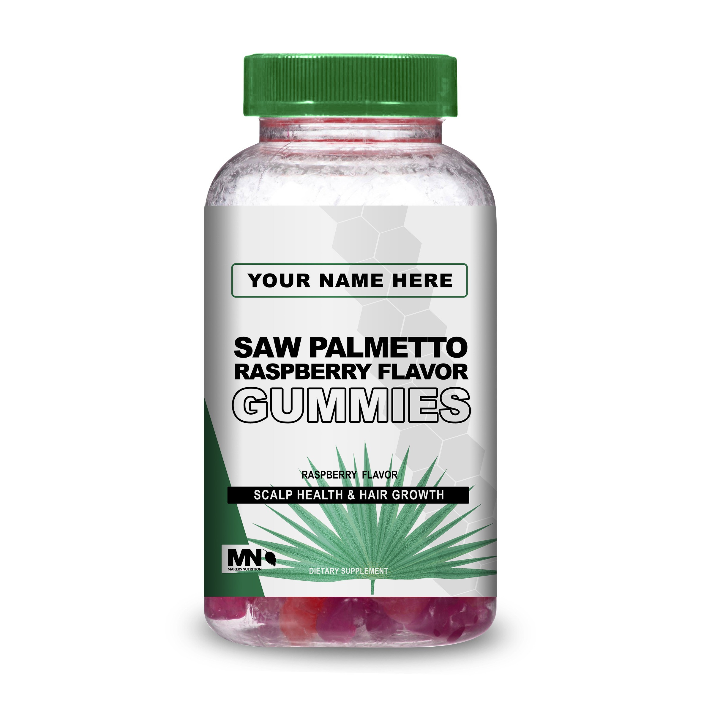 Saw Palmetto Raspberry Flavor Gummies